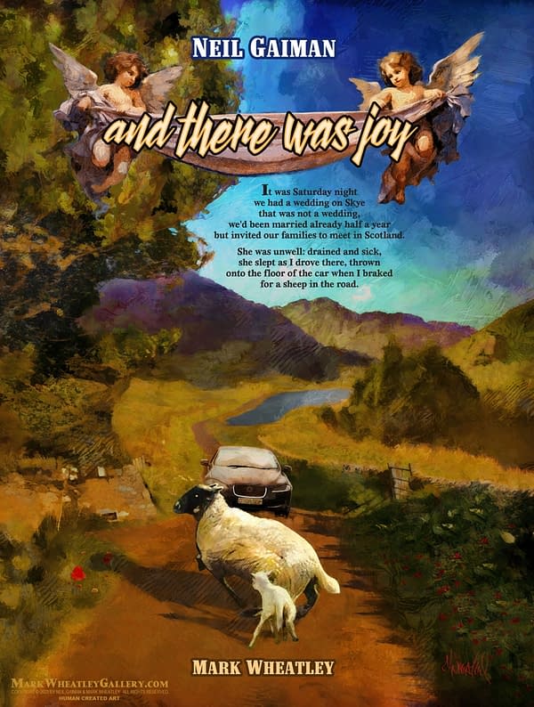 Mark Wheatley is collaborating with Neil Gaiman on an illustrated poem ...