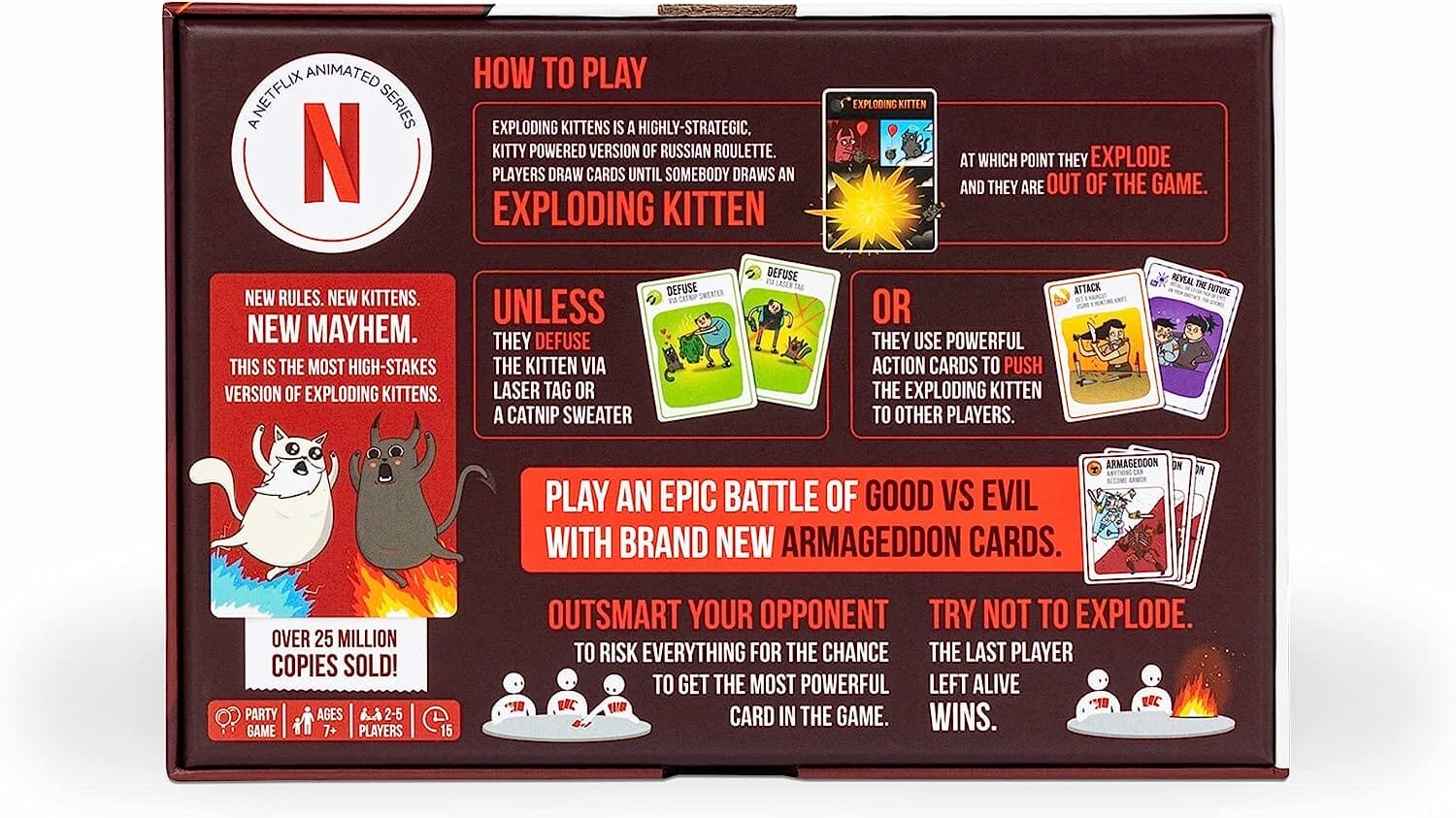 Exploding Kittens: Good vs Evil based on the Netflix series is the most ...