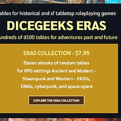 Travel the RPG timeline with Dicegeeks Eras and the Bundle of Holding