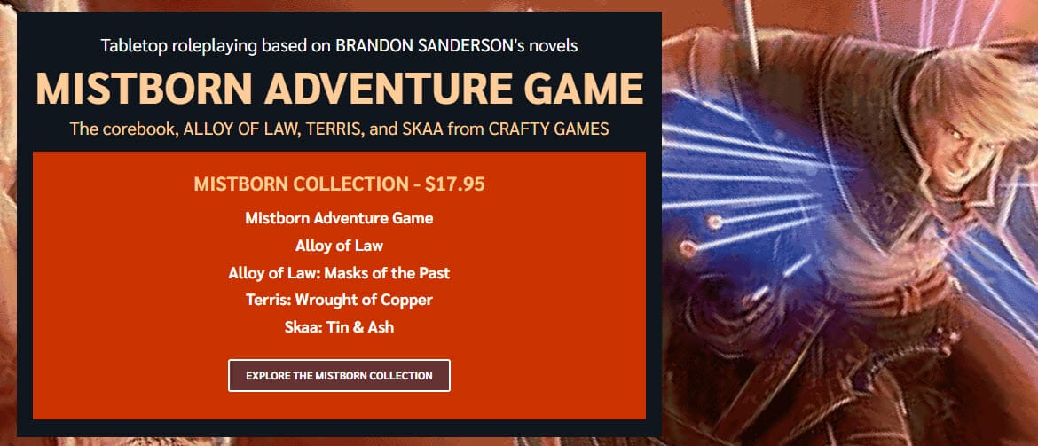 Mistborn RPG: Bundle deal and the last supplement herald the end of the ...