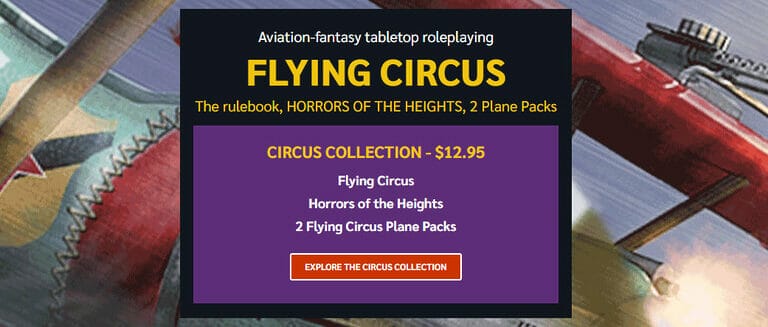 Flying Circus: Aviation-fantasy RPG bundle