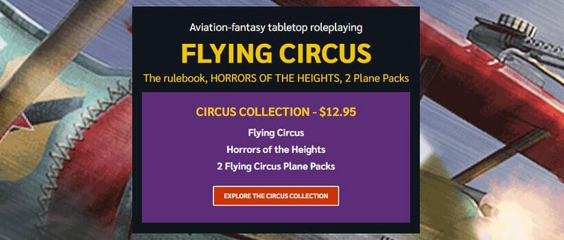Flying Circus: Aviation-fantasy RPG bundle