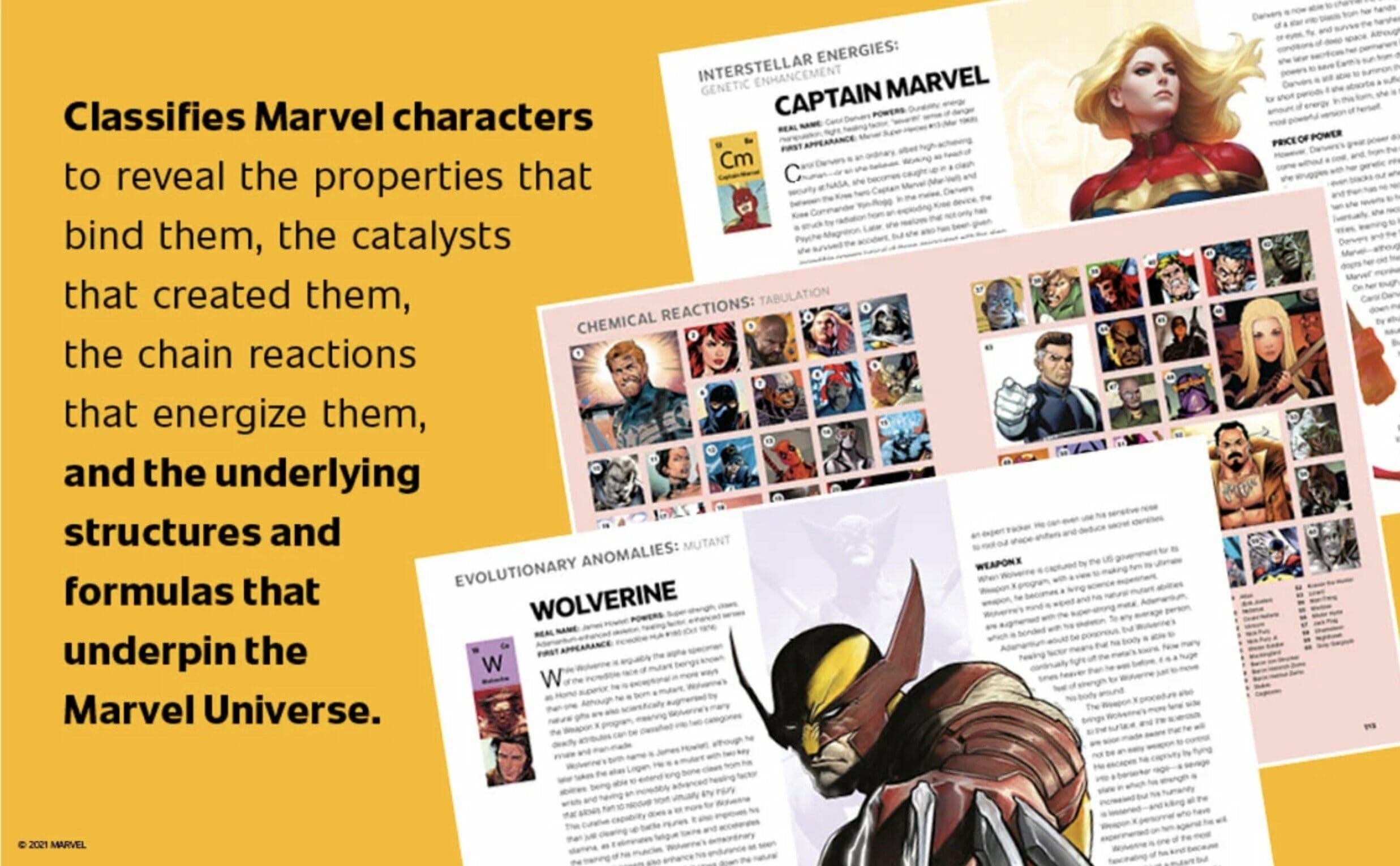 Get the best of both worlds with periodic tables for Marvel and DC
