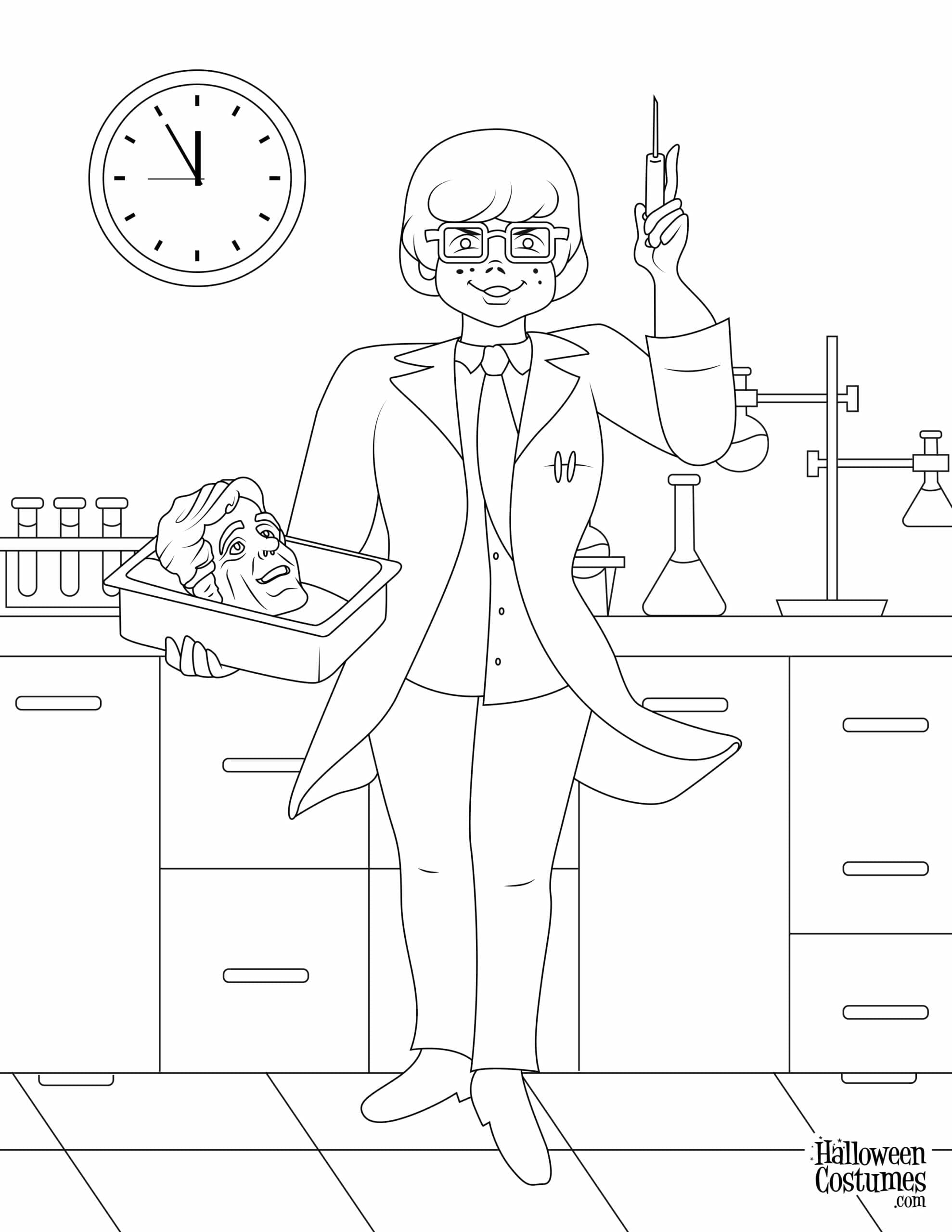 What if… we did a Scooby-Doo horror mashup and made a colouring book