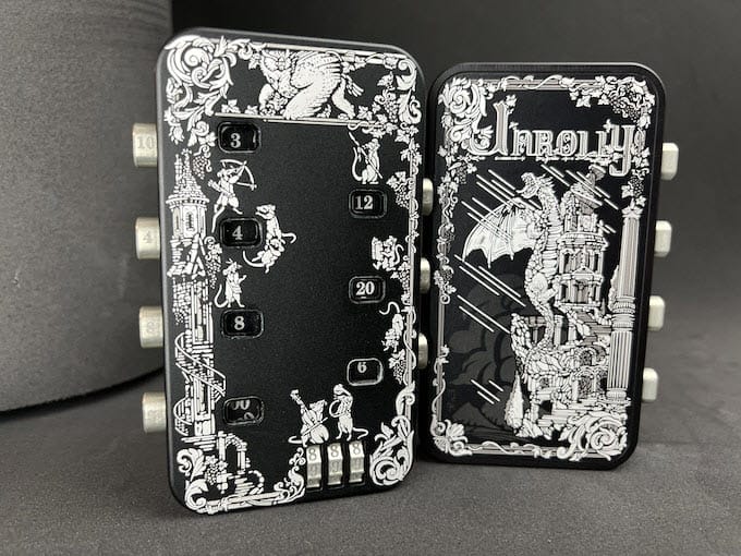 The Unrolly Dragon is a mechanical dice-rolling machine