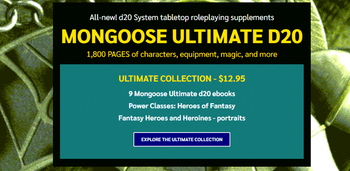 Mongoose has lost 5 d20 era Ultimate Guide production files and bundle ...