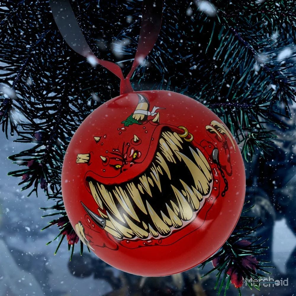 Hang a Warhammer 40K red Squig from your tree this Christmas!