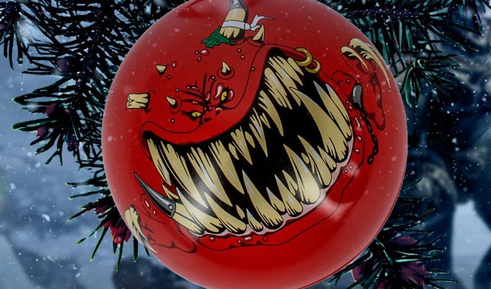 Hang a Warhammer 40K red Squig from your tree this Christmas!