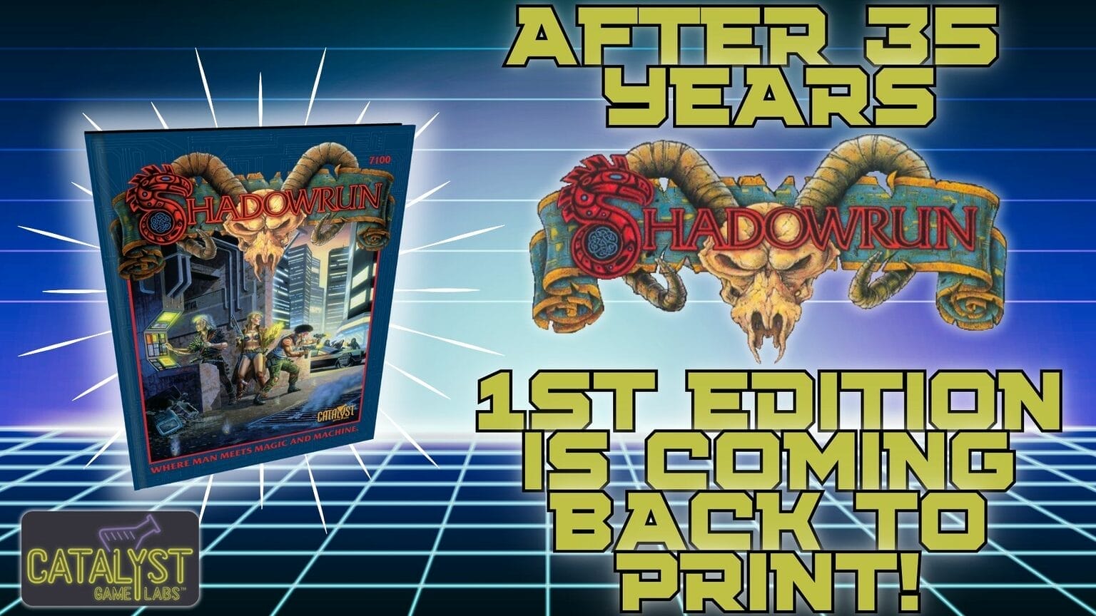 Shadowrun first edition to reprint after 35 years