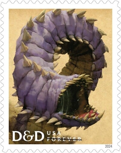 The US Postal Service has issued Dungeons and Dragons 50th birthday ...