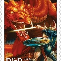 The US Postal Service has issued Dungeons and Dragons 50th birthday ...