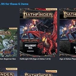 Everything you need for Pathfinder 2e - The bundle offer