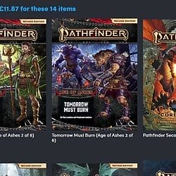Everything you need for Pathfinder 2e - The bundle offer