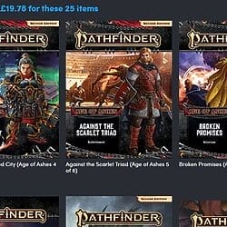 Everything you need for Pathfinder 2e - The bundle offer