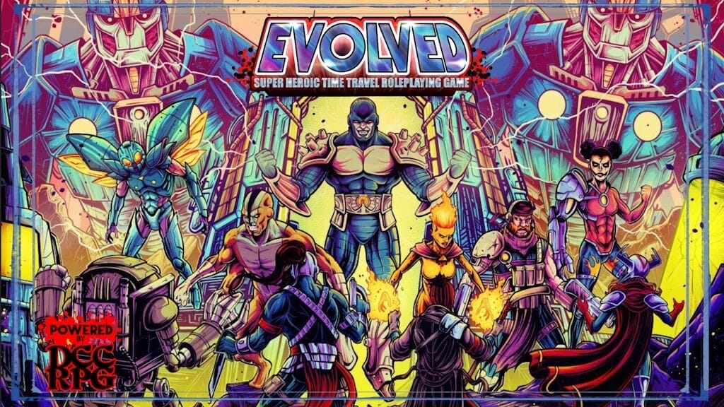 Evolved: The 600-paged Dungeon Crawl Classics-powered superhero RPG funds