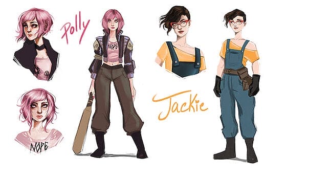 Pink Security: Poly Pink in a post-post apocalypse junk-punk TTRPG