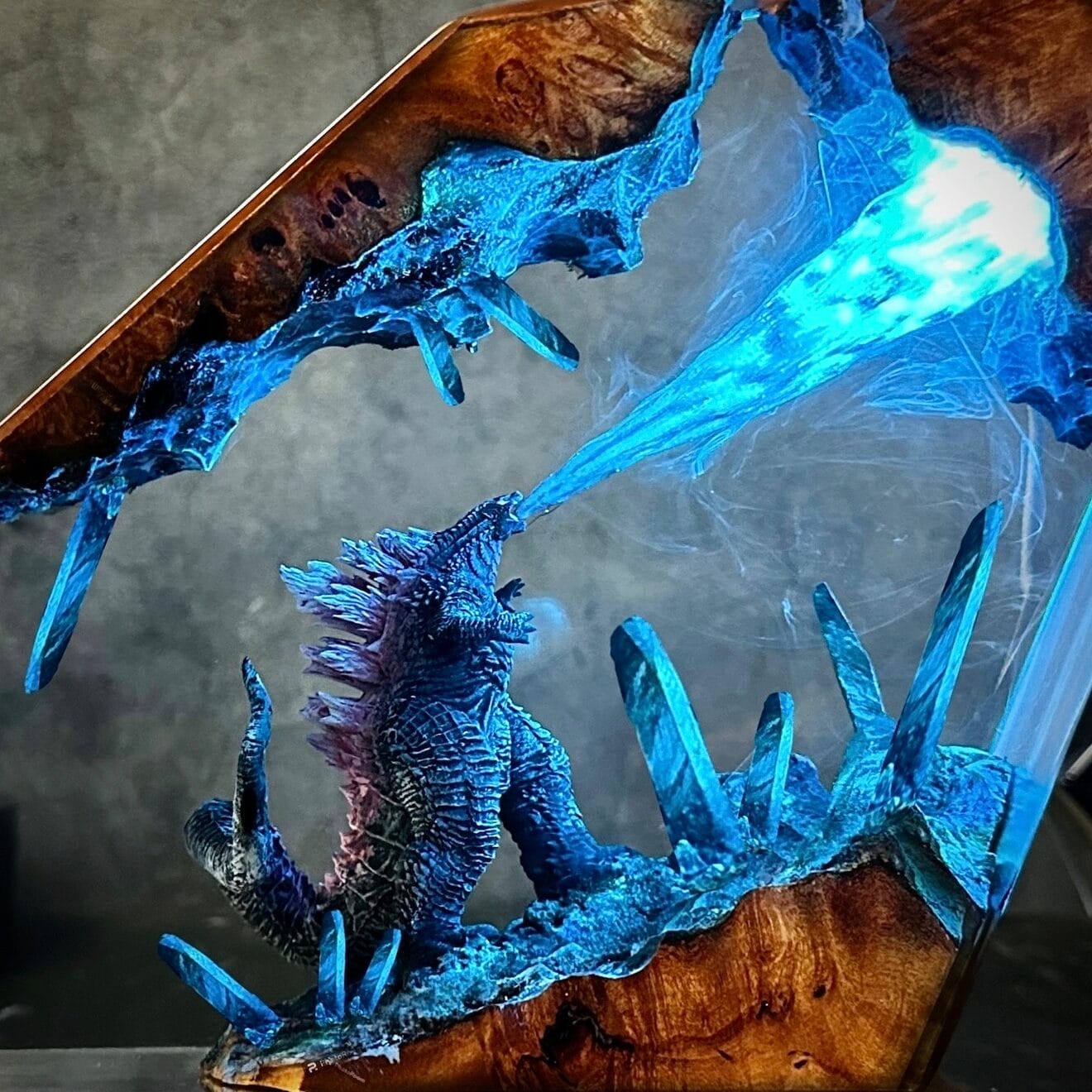 This Godzilla resin lamp will light your room with radioactive kaiju vibes