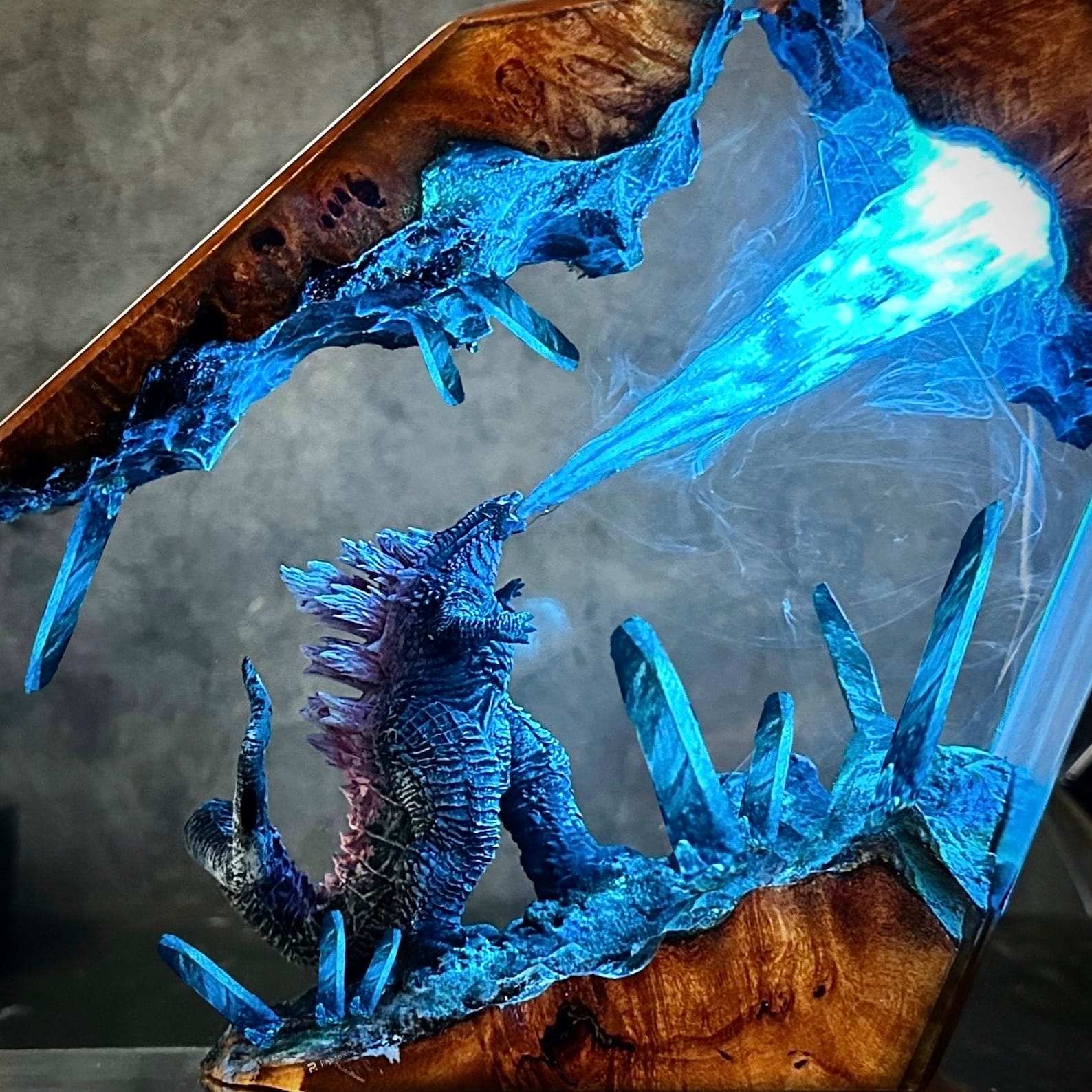 This Godzilla resin lamp will light your room with radioactive kaiju vibes