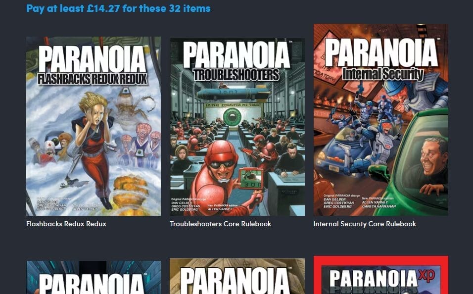 Paranoia RPG bundle: Spread sedition at a discount!