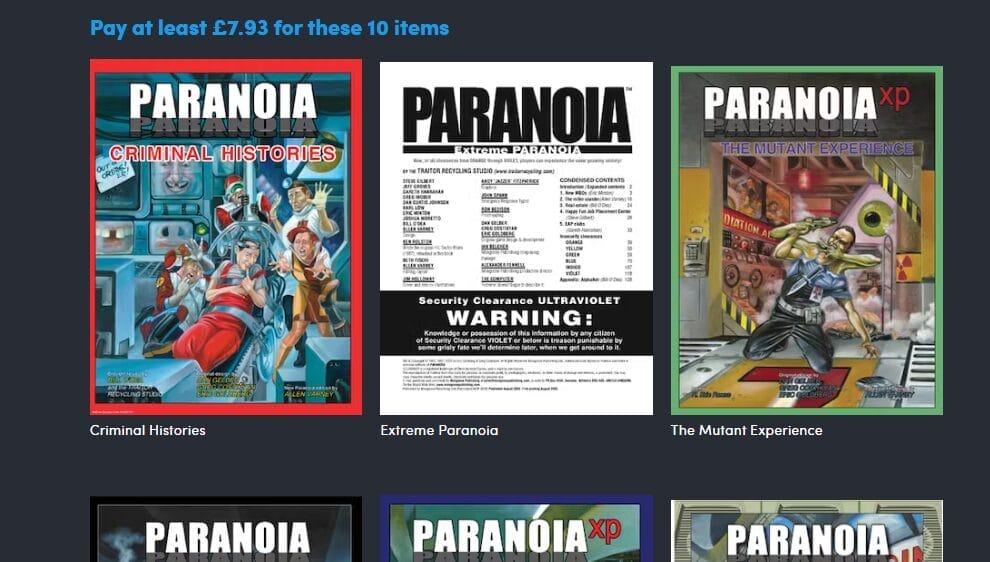 Paranoia RPG bundle: Spread sedition at a discount!