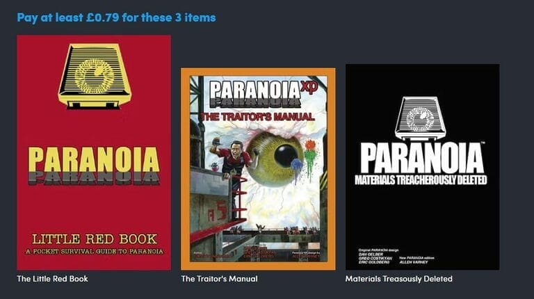 Paranoia RPG bundle: Spread sedition at a discount!