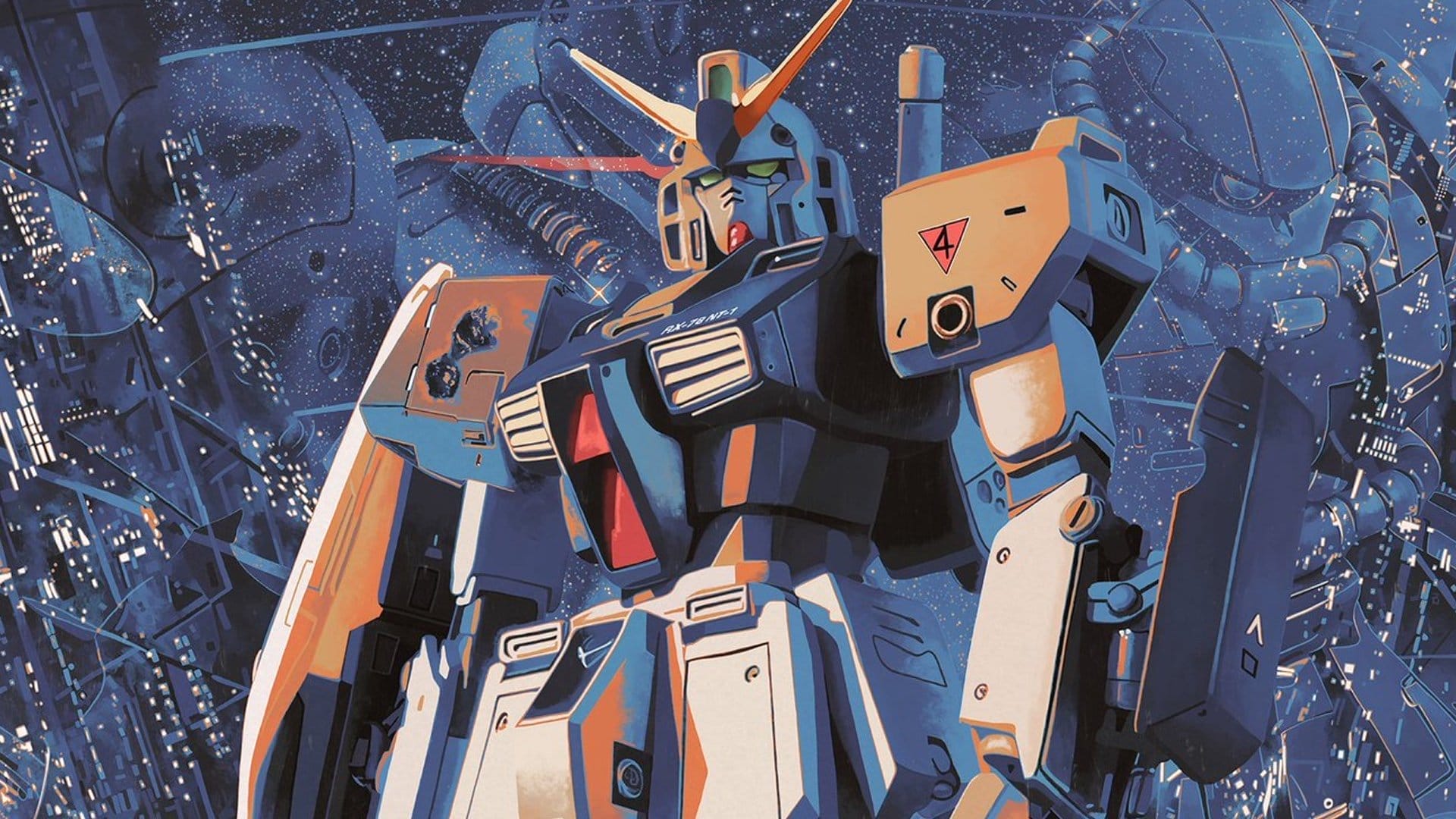 Check out this super cool Mobile Suit Gundam poster art by Dakota Randall