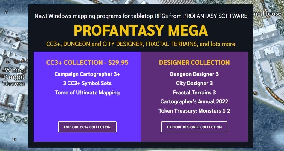 Calling all mapmakers: The ProFantasy Megabundle has landed!