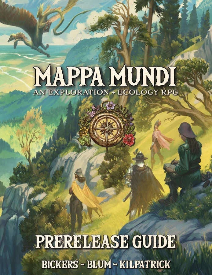 Pay What You Want: Mappa Mundi: An Exploration + Ecology RPG quickstart