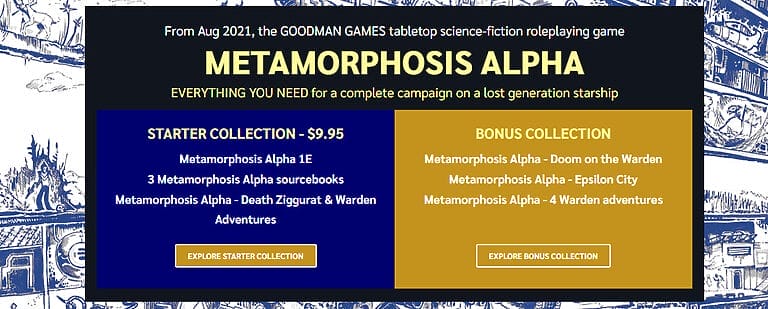 Metamorphosis Alpha the sci-fi TTRPG from 1976 returns to the Bundle of ...