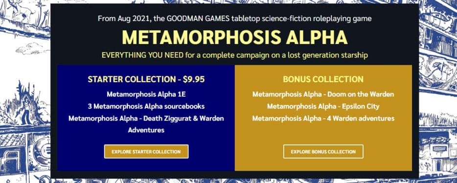 Metamorphosis Alpha the sci-fi TTRPG from 1976 returns to the Bundle of ...
