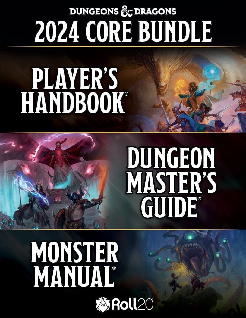 D&D 2024 pre-orders with bonus Roll20 monsters!