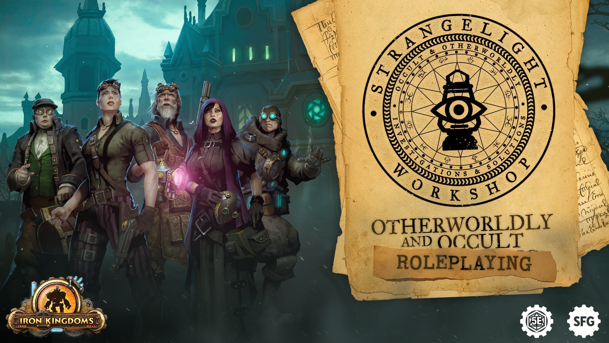 Strangelight Workshop TTRPG: Steamforged move swiftly with Iron Kingdoms