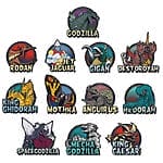Strictly limited edition: Godzilla Deluxe Enamel Pin Badge Boxset ...
