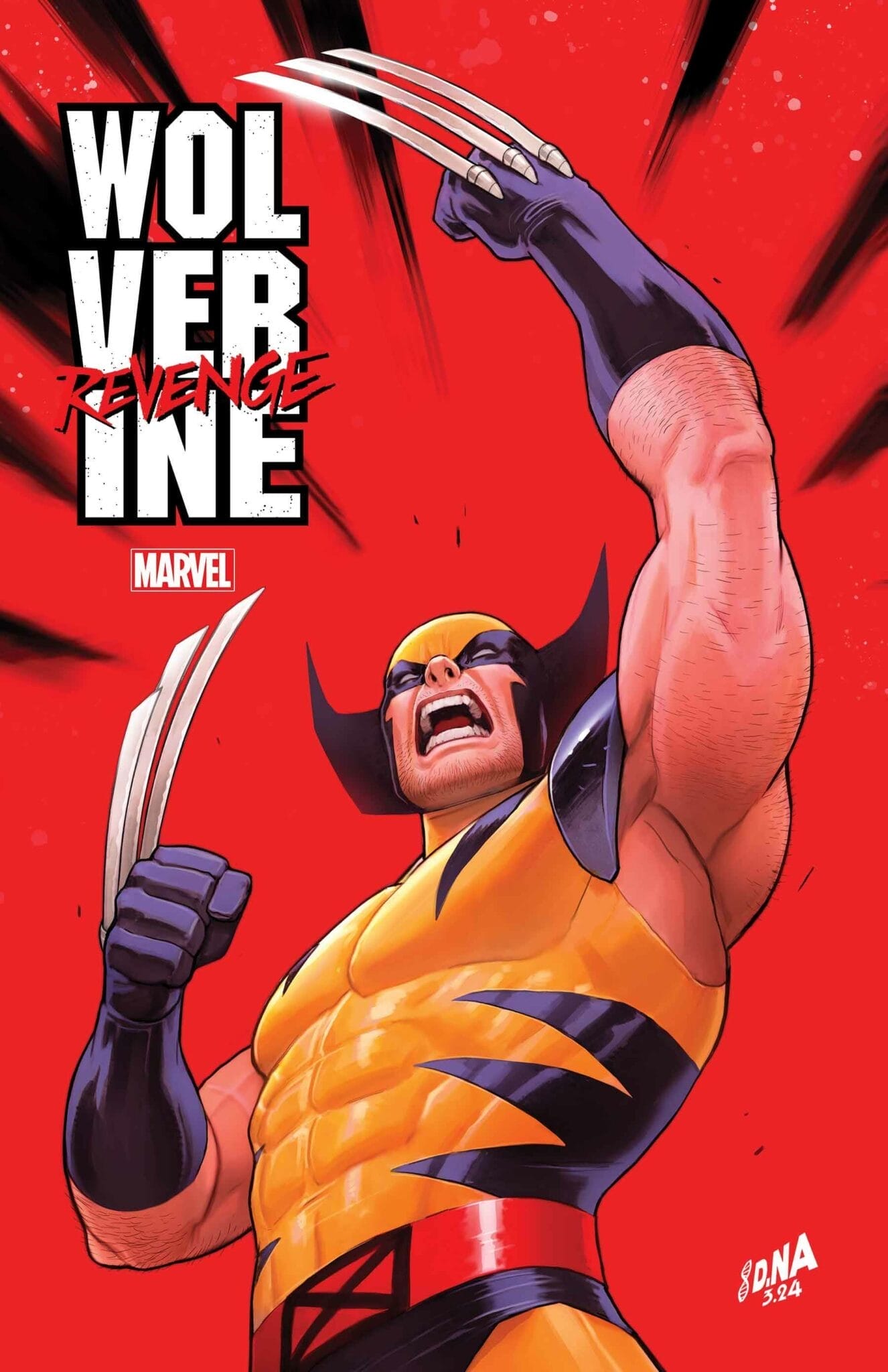 He's blooded as Marvel put Wolverine out for Revenge