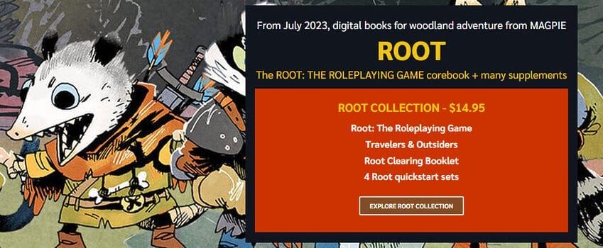 Returning "Root: The Roleplaying Game" bundle offers discounts on the ...