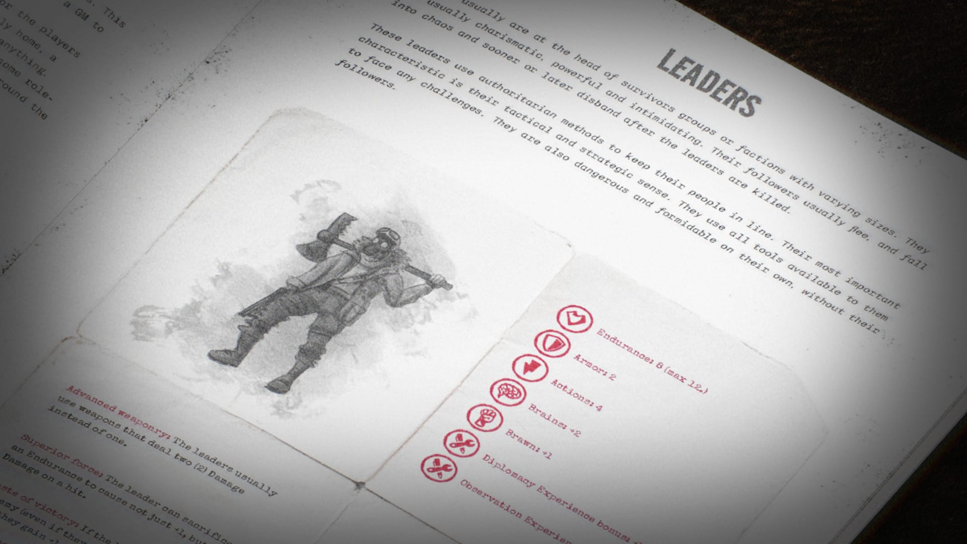 Zombie Road TTRPG: Character sheets, cheat sheet and crowdfunding success