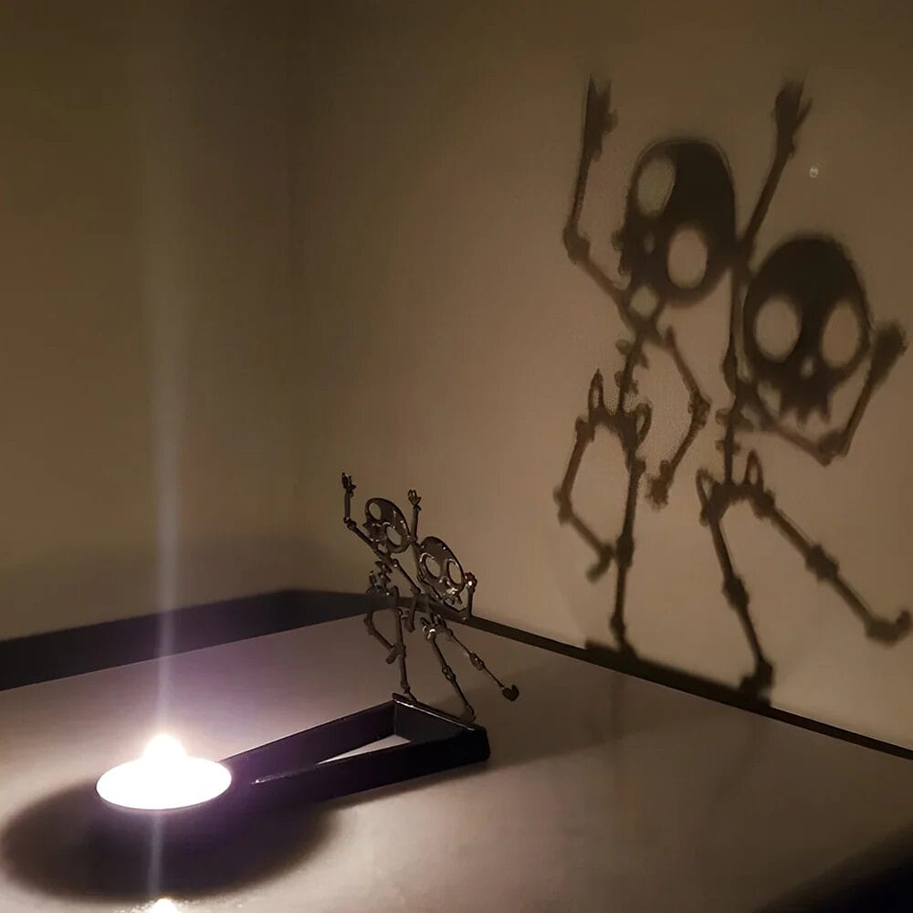 This Halloween project shadow monsters onto your walls