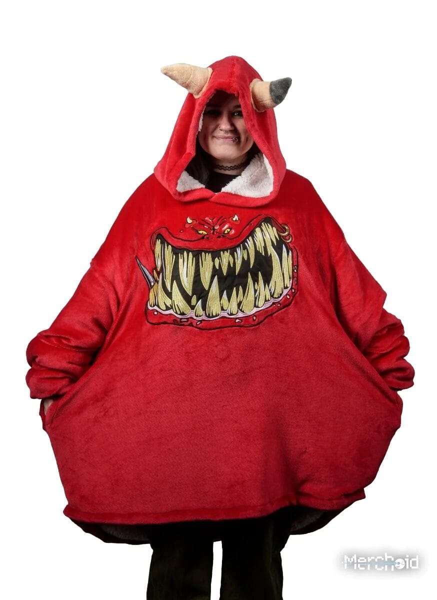 Snuggle teeth! The Warhammer 40K squig blanet hoodie is a thing of ...