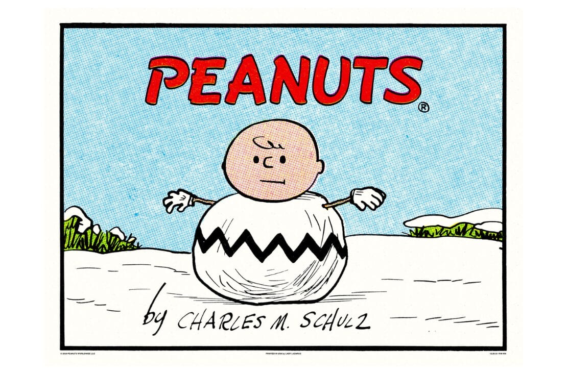 Check out these cute new Peanuts posters featuring art from Charles Schulz