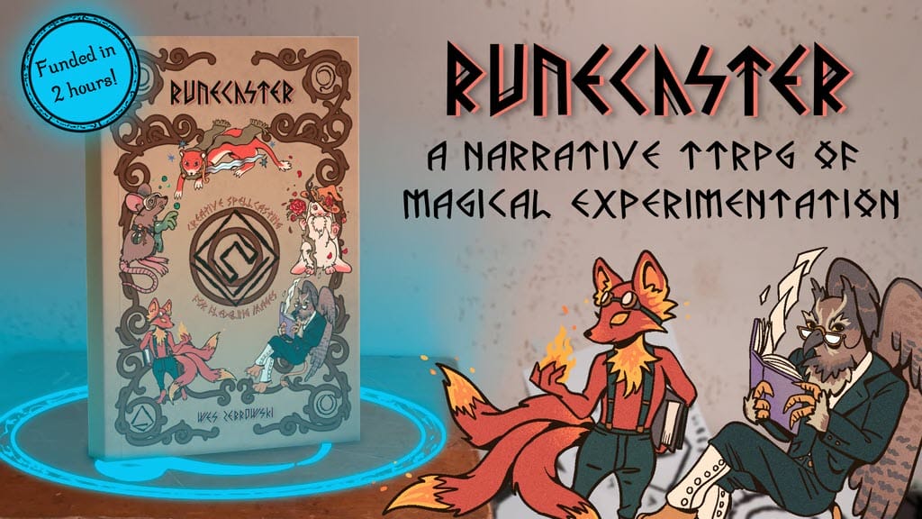 Runecaster TTRPG: Draw runes and blow yourself up!
