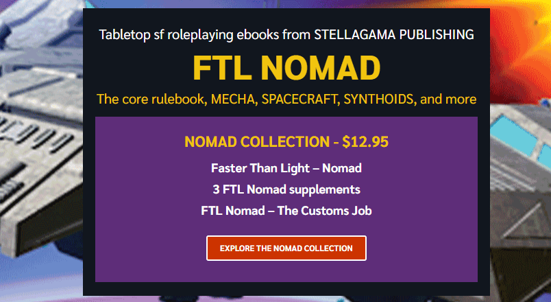 Stellagama Publishing bundles FTL Nomad at a sensible speed