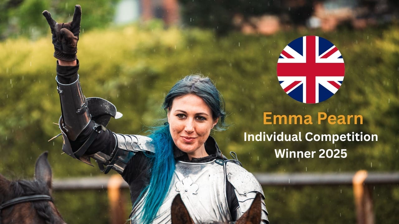 Emma Pearn makes history at Royal Armouries International Jousting ...