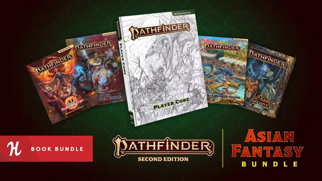 Paizo has a 43-item Asian fantasy-themed Pathfinder 2e bundle live