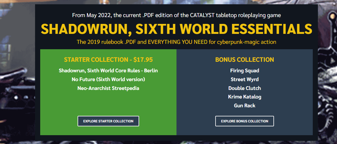 Shadowrun updates the bundle tech with new offers