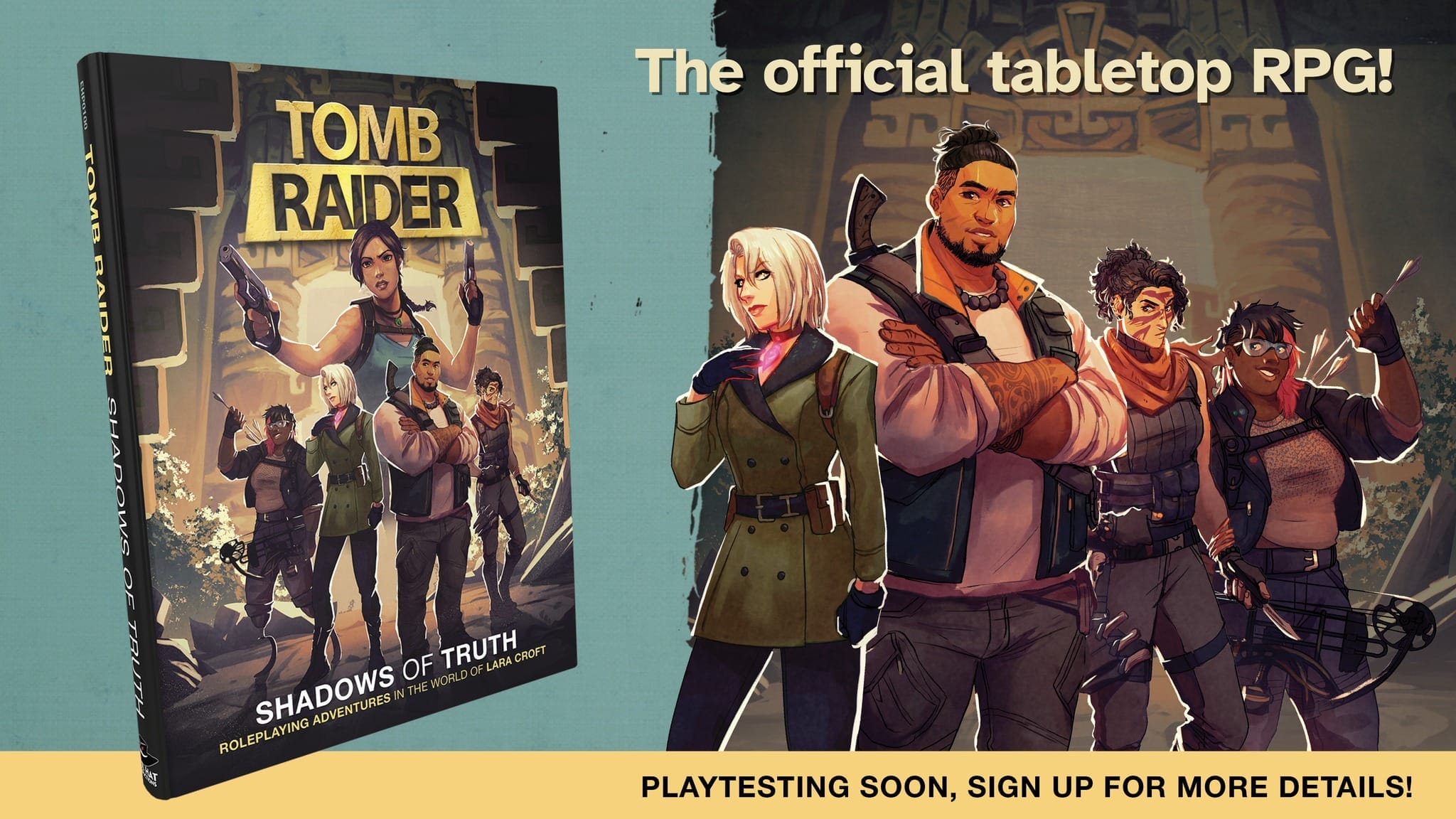 Cancelled: Tomb Raider: Shadows of Truth the official TTRPG
