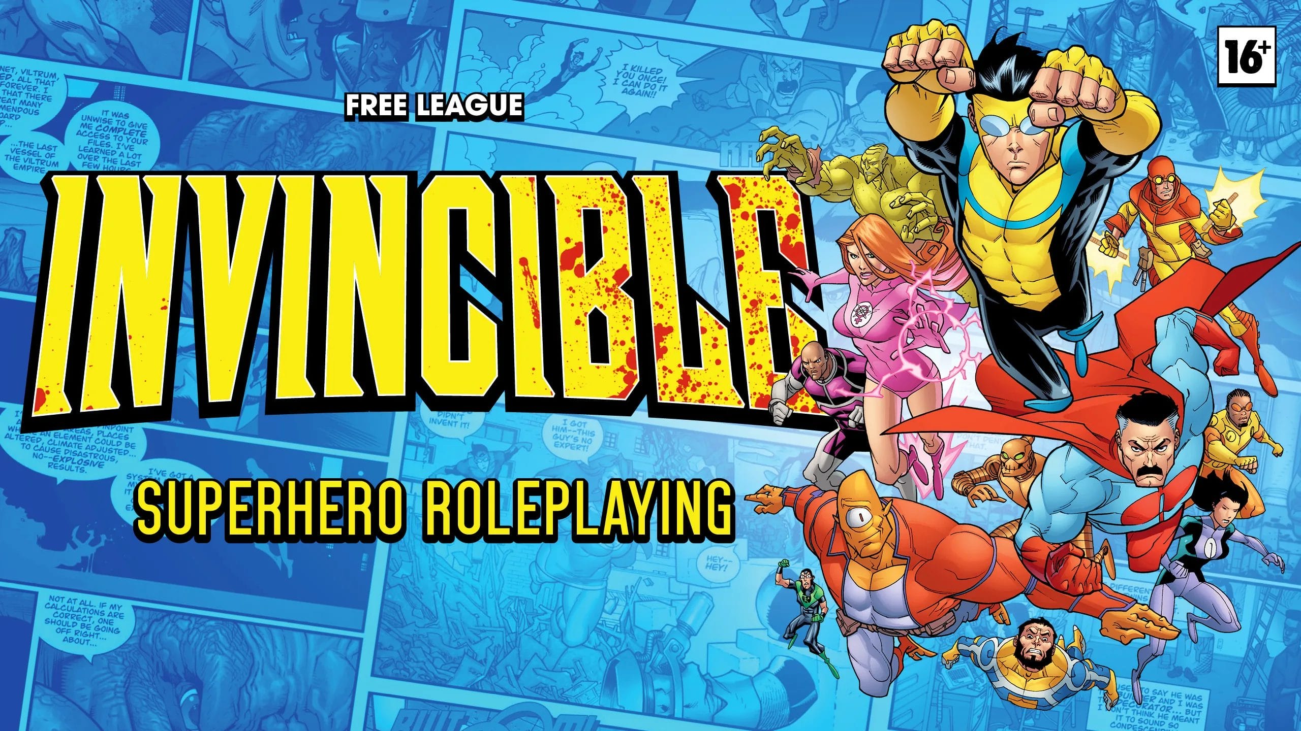 Free League sets launch date for Invincible superhero RPG Kickstarter
