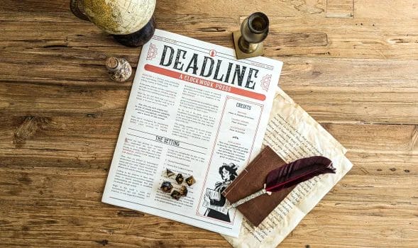 Deadline: A Clockwork Press invites players to build and report on a ...