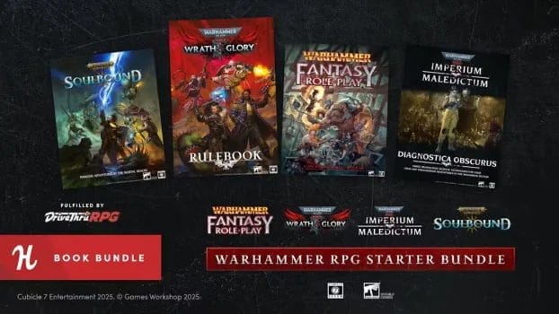 Wrath & Glory, Soulbound and Fantasy Roleplay feature in one new bundle