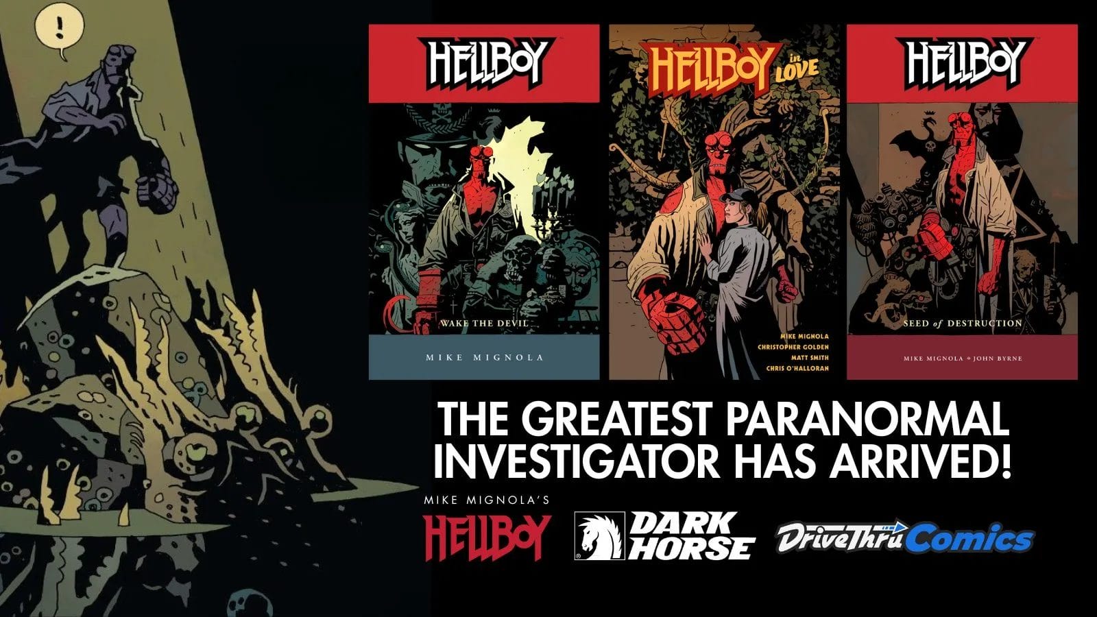 Dark Horse adds extensive Hellboy catalogue to DriveThruComics