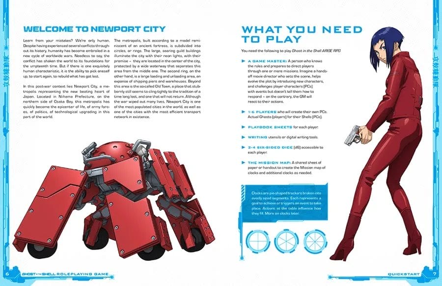 Official Ghost in the Shell tabletop RPG announced, and a free ...
